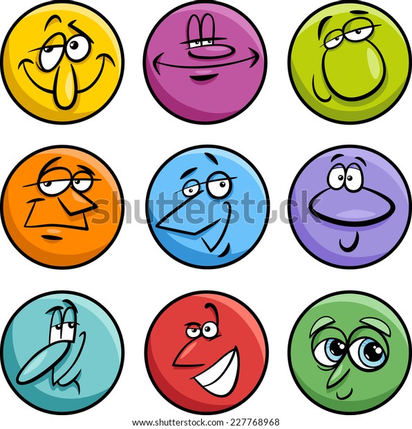 Cartoon Vector Illustration Funny Comics Characters Stock Vector ...