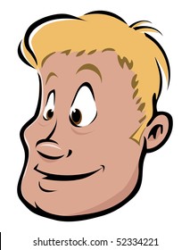 Cartoon Vector Illustration Happy Expression Stock Vector (Royalty Free ...
