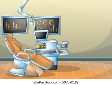 Cartoon Vector Illustration Interior Surgery Operation Stock Vector ...