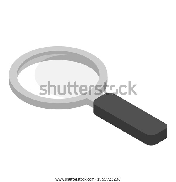 Cartoon Vector Illustration Isolated Object Magnifier Stock Vector ...
