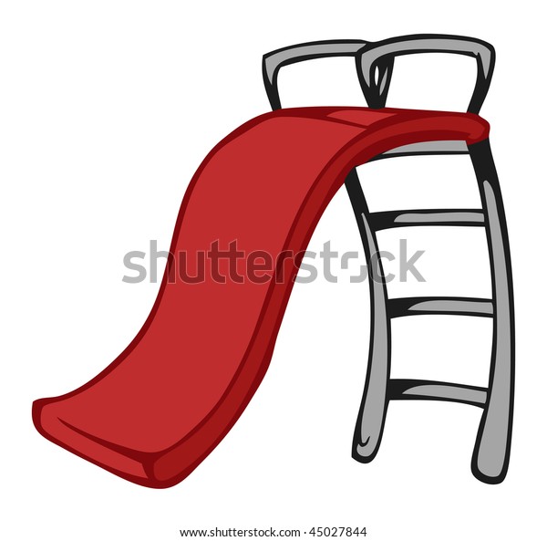 Cartoon Vector Illustration Playground Slide Stock Vector (Royalty Free ...