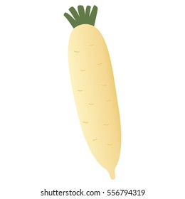 Cartoon Vector Illustration Radish Stock Vector (Royalty Free ...