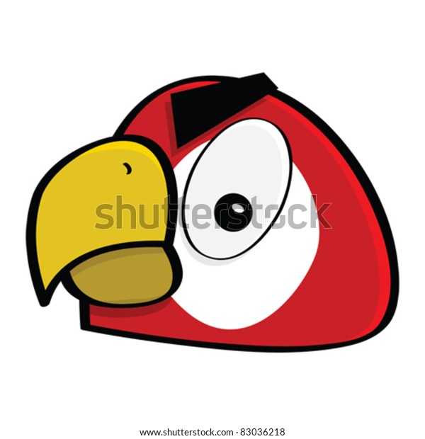 Cartoon Vector Illustration Showing Closeup Face: vector de stock ...
