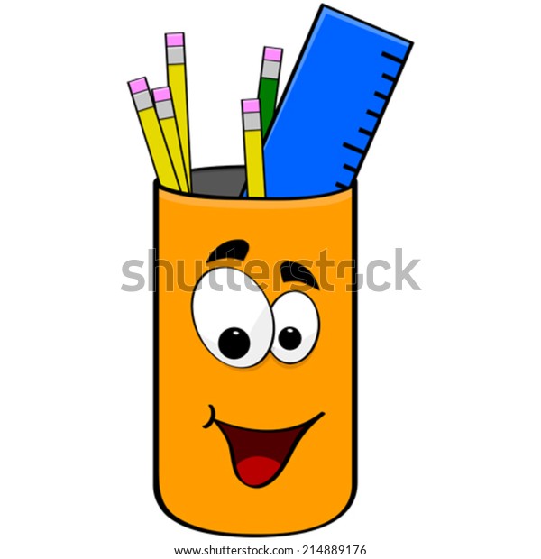 Cartoon Vector Illustration Showing Happy Can Stock Vector (Royalty ...