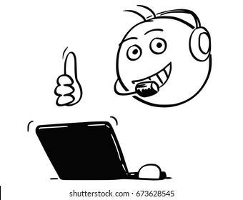 143 Stickman Phone Call Images, Stock Photos & Vectors | Shutterstock