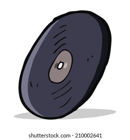 Cartoon Vinyl Record Stock Vector (Royalty Free) 210002641 | Shutterstock