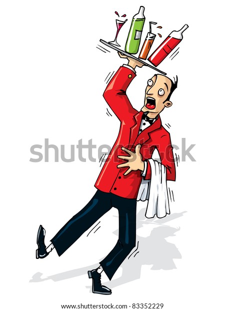 26 Waiter Spilling Stock Vectors, Images & Vector Art | Shutterstock