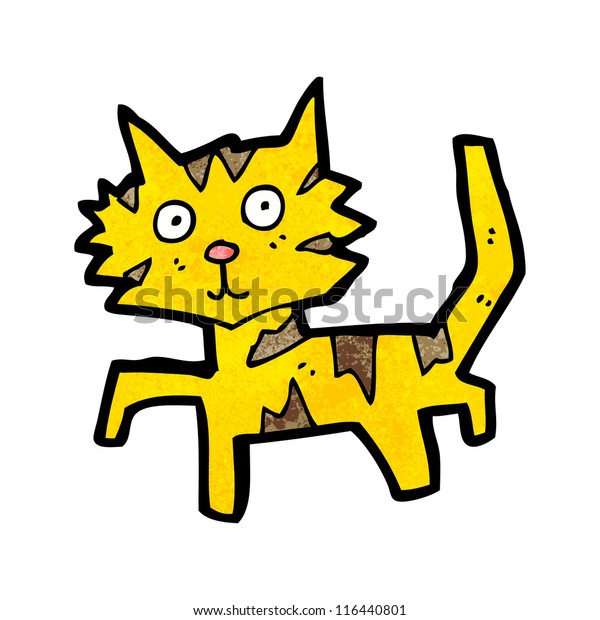Cartoon Walking Cat Stock Vector (Royalty Free) 116440801 | Shutterstock