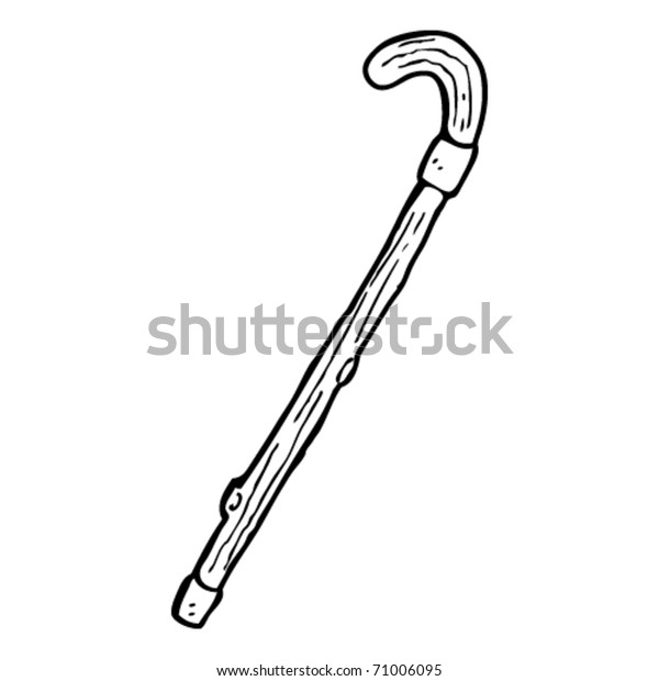 Cartoon Walking Stick Stock Vector (Royalty Free) 71006095