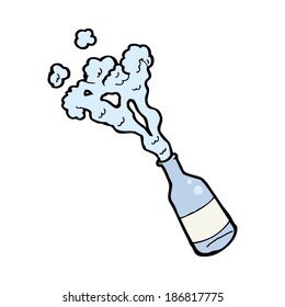 Water Splash Form Bottle Cartoon Vector Stock Vector (Royalty Free ...
