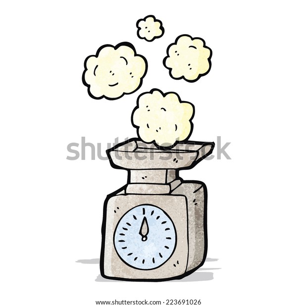 Cartoon Weighing Scales Stock Vector (Royalty Free) 223691026 ...