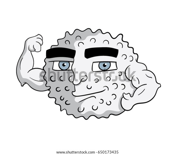 Cartoon White Blood Cell Showing Off 스톡 벡터(로열티 프리) 650173435 | Shutterstock