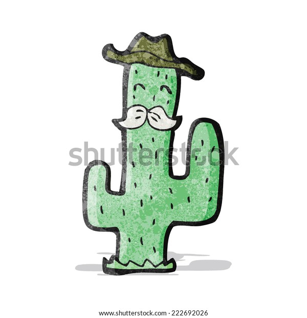 Cartoon Wild West Cactus Stock Vector (Royalty Free) 222692026 ...