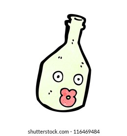 Cartoon Wine Bottle Stock Vector (Royalty Free) 116469484 | Shutterstock