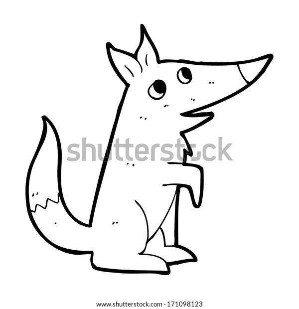 Cartoon Wolf Cub Stock Vector (Royalty Free) 171098123