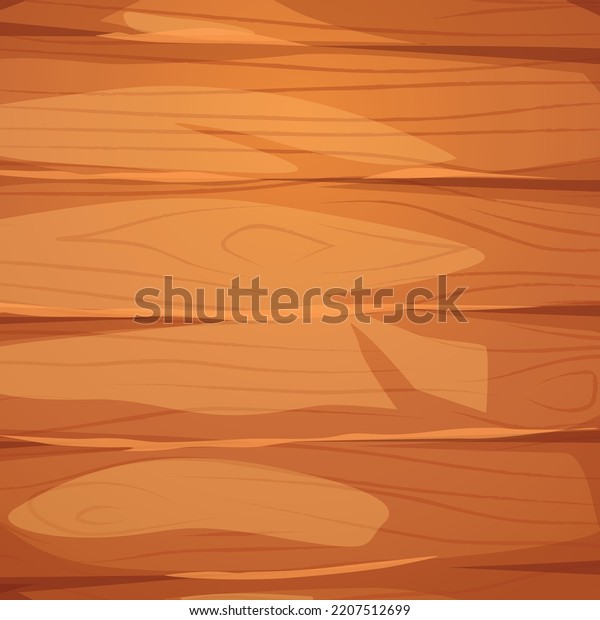Cartoon Wood Texture Front View Bright Stock Vector (Royalty Free ...