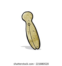 Cartoon Wooden Peg Stock Vector (Royalty Free) 221880520 | Shutterstock