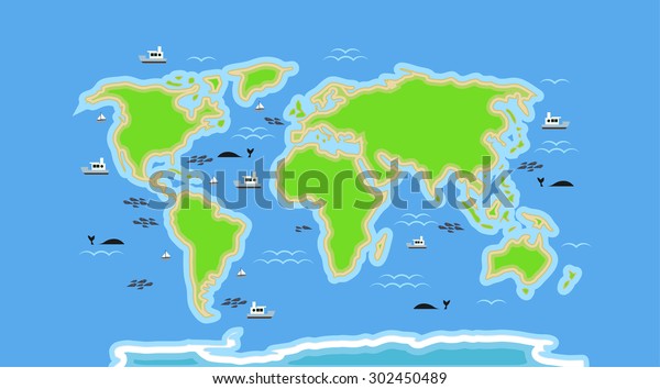 3,347 World Map Fish Images, Stock Photos & Vectors | Shutterstock