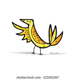 Cartoon Yellow Bird Stock Vector (Royalty Free) 221052367 | Shutterstock