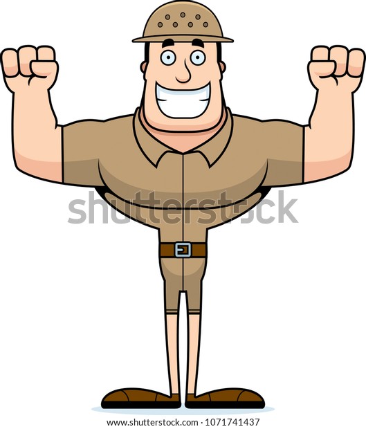 Cartoon Zookeeper Smiling Stock Vector (Royalty Free) 1071741437 ...