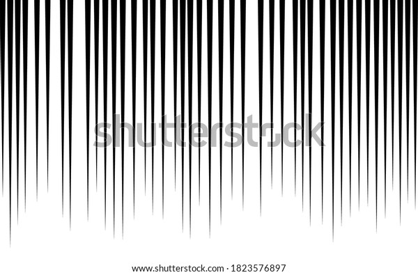 Cartoonstyle Black Effect Line Streamline Top Stock Vector (Royalty ...