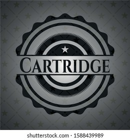 Cartridge Dark Icon Emblem Vector Illustration Stock Vector (Royalty ...