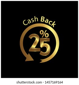 25 Years Anniversary Celebration Logotype Elegant Stock Vector (Royalty ...