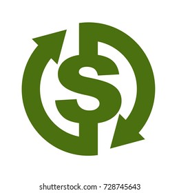 Cash Back Icon Symbol Return Money: vetor stock (livre de direitos ...