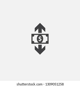 Cash Flow Base Icon Simple Sign Stock Vector (Royalty Free) 1309051258 ...