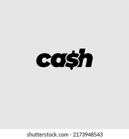 Cash Logo Writing Vector Icon Stock Vector (Royalty Free) 2173948543 ...