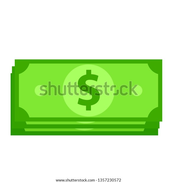 Cash Money Bundle Icon Clipart Image Stock Vector (Royalty Free ...