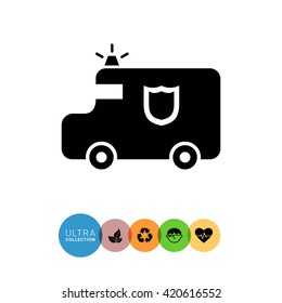 Cash Transit Van Icon: เวกเตอร์สต็อก (ปลอดค่าลิขสิทธิ์) 420616552 ...