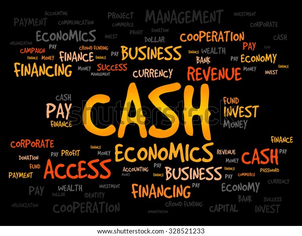 Cash Word Cloud Business Concept Stock Vector (Royalty Free) 328521233 ...