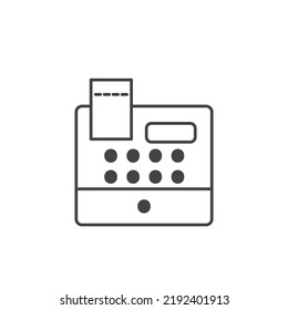 Cashier Machine Icons Symbol Vector Elements Stock Vector (Royalty Free ...