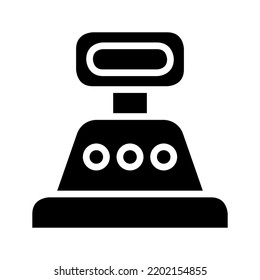 Cashier Machine Symbol Icon Vector Illustration Stock Vector (Royalty ...
