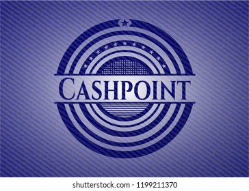 Cashpoint Emblem Jean Background Stock Vector (Royalty Free) 1199211370 ...