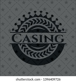 Casing Dark Badge Vector Illustration Detailed Stock Vector (Royalty ...