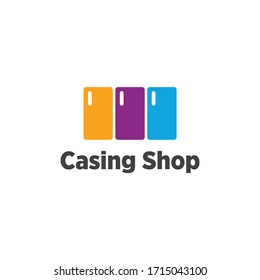 Casing Shop Logo Vector Smartphone Stock Vector (Royalty Free ...
