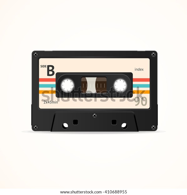 Cassette Tape Old Side B Vector Stock Vector (Royalty Free) 410688955 ...