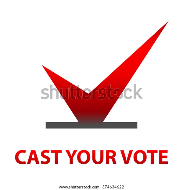 Cast Your Vote Symbols Vector Design Stock Vector (Royalty Free ...