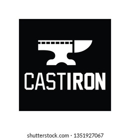 Casting Iron Logo Design Stock Vector (Royalty Free) 1351927067 ...