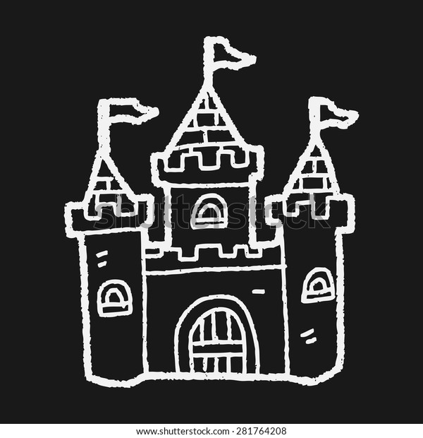 Castle Doodle Stock Vector (Royalty Free) 281764208 | Shutterstock