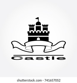 Castle Logo Stock Vector (Royalty Free) 741657052 | Shutterstock