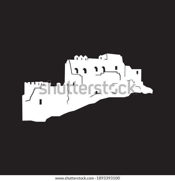 Castle Snakes Vector Illustration Black Background 库存矢量图（免版税）1893393100 ...