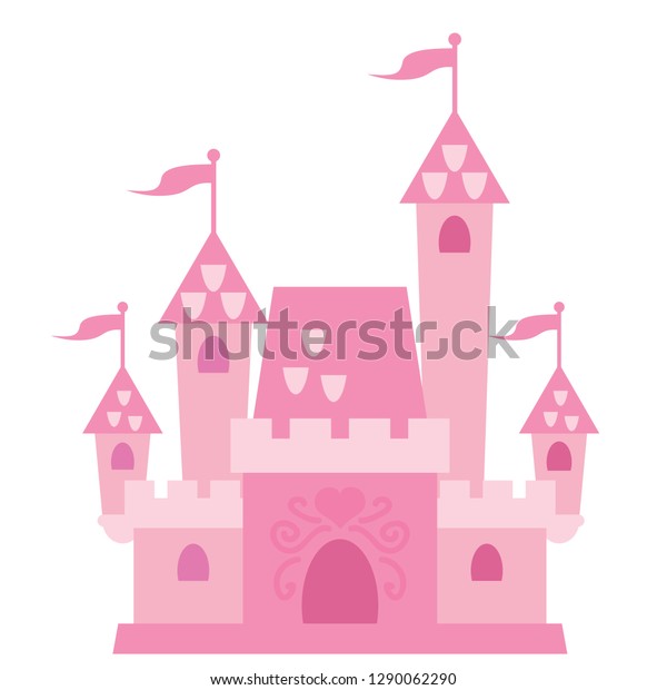 Castle Vector Cartoon Illustration Stock Vector (Royalty Free) 1290062290