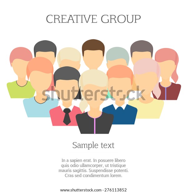 Casual Set Team Characters Use Design Stock Vector (Royalty Free) 276113852