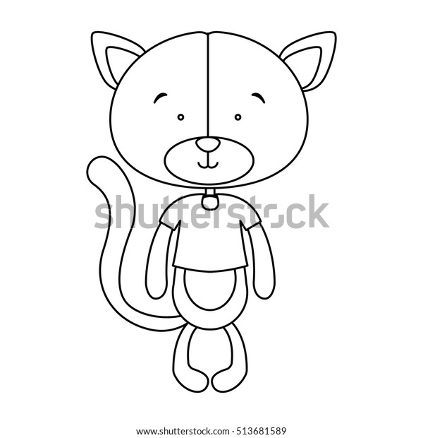 Cat Cartoon Character Icon Image 스톡 벡터(로열티 프리) 513681589 | Shutterstock