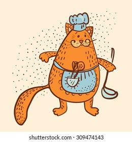 10,826 Cat cooking Images, Stock Photos & Vectors | Shutterstock