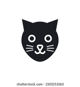 Cat Face Icon Vector Illustration Eps Stock Vector (Royalty Free ...