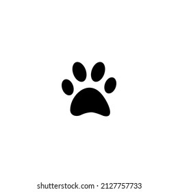 Cat Footprint Simple Design Vector Stock Vector (Royalty Free ...